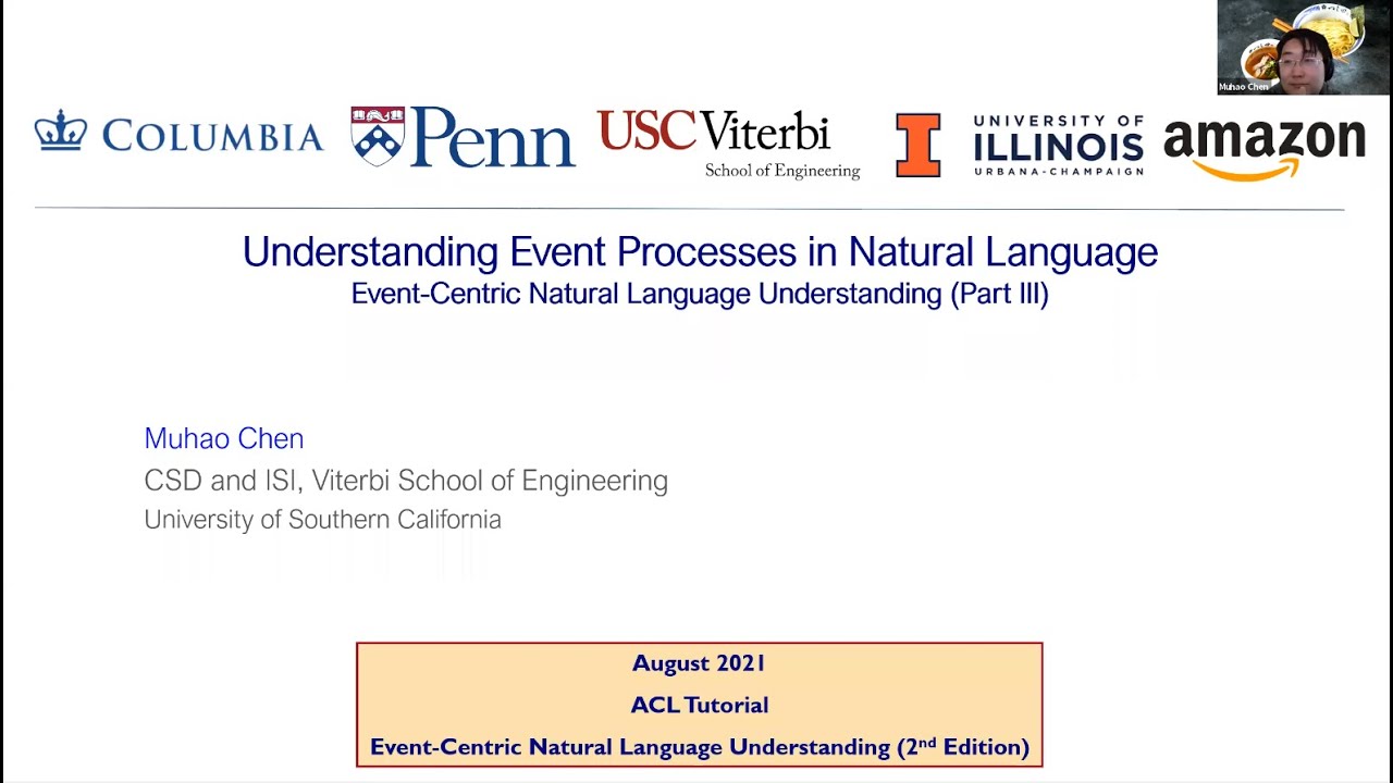 [ASU Frontiers of V&L Seminar] Muhao Chen. March 08, 2021. - YouTube