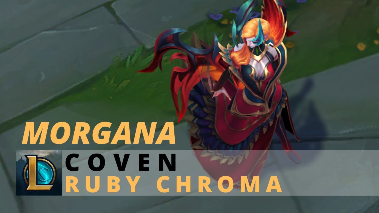 Coven Morgana Ruby Chroma - League of Legends - YouTube