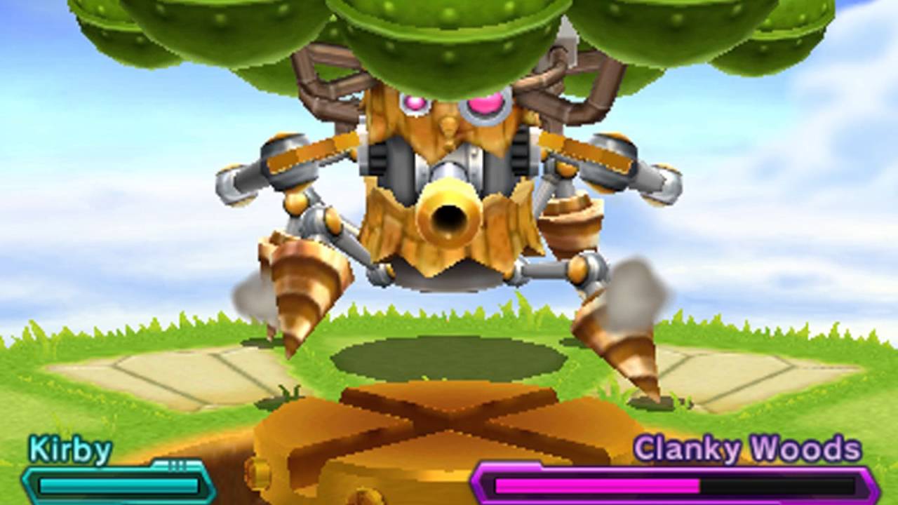 Kirby: Planet Robobot Boss 1 - Clanky Woods - YouTube