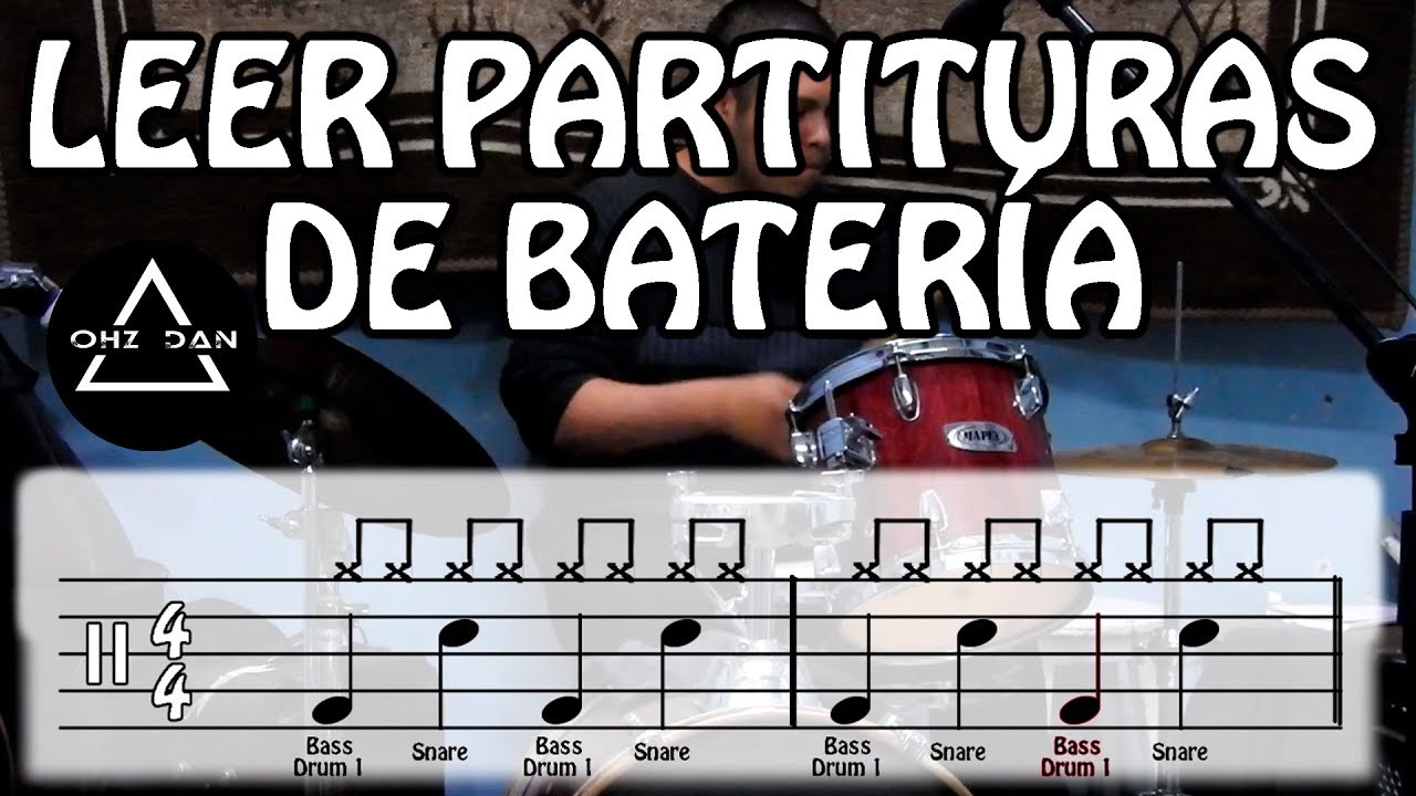 Cómo LEER PARTITURA de BATERÍA | Pastilla musical - YouTube