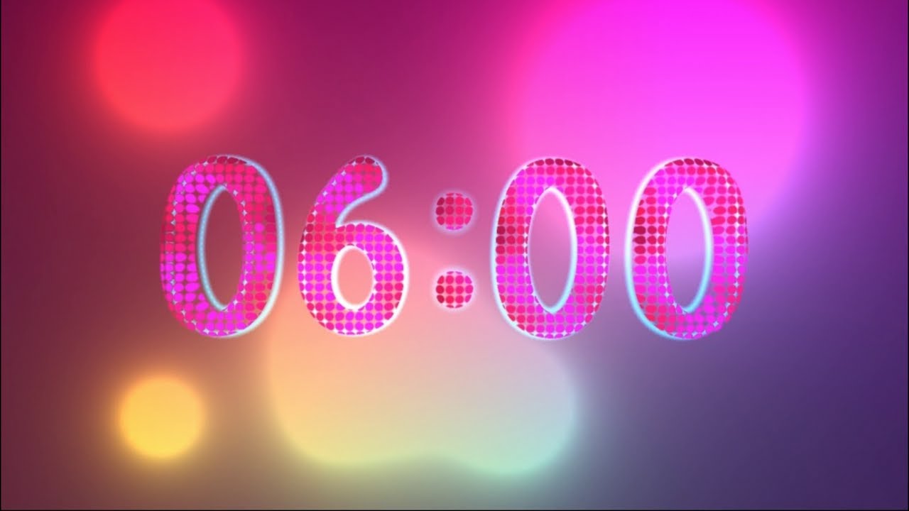 6 Minute Timer Countdown With Alarm and Relaxing Lo-Fi Music - YouTube