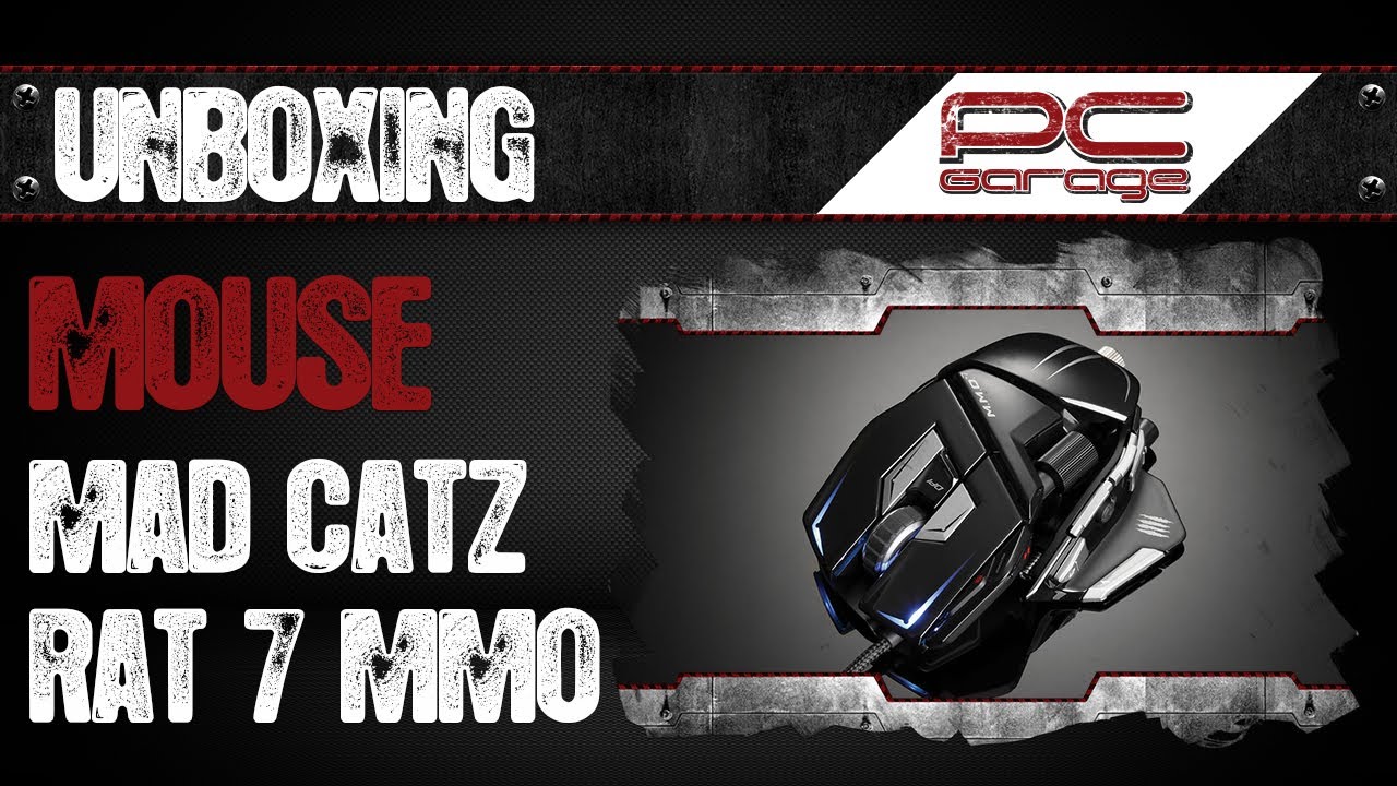 PC Garage - Unboxing Mouse RAT 7 MMO Glossy Black - YouTube