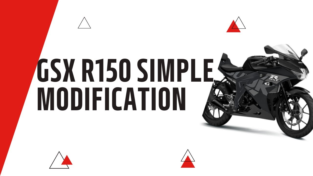 GSXR 150 Modification | GSX-R150 Simple modification - YouTube