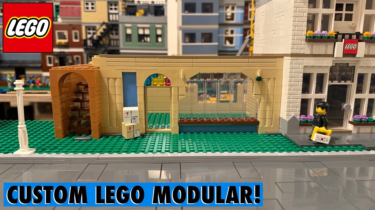 Creating A CUSTOM LEGO Post Office! - YouTube