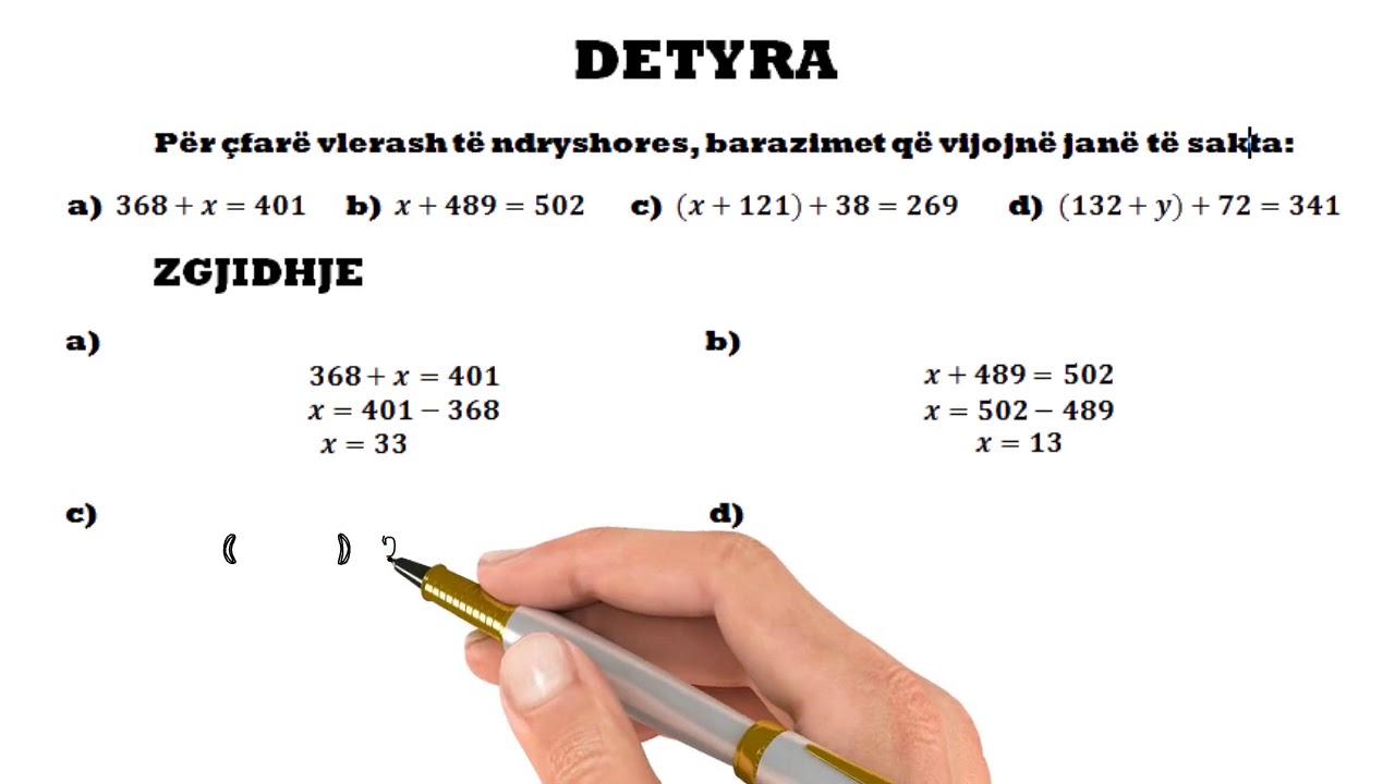 Matematika 6 Detyra 1 Faqe 218 - YouTube
