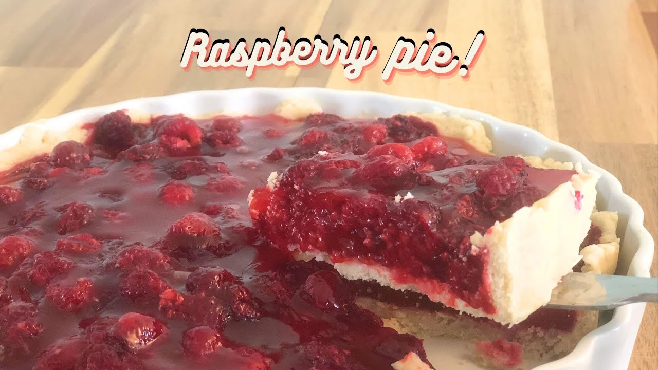 SUMMER RASPBERRY PIE RECIPE | what to do with raspberries? - YouTube