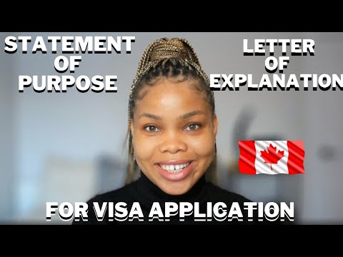 Statement of Purpose (SOP) for Study permit application + Reading my ...