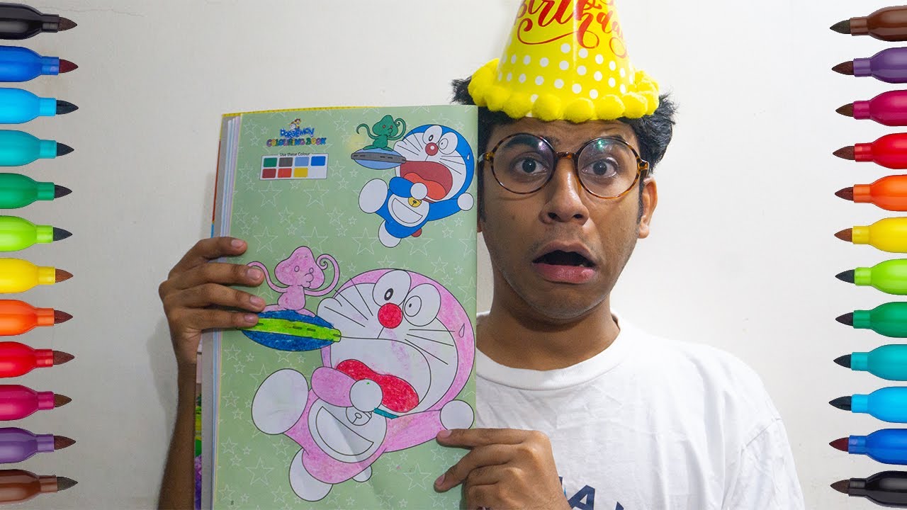 Doraemon And Alien Coloring - Doraemon And Alien Coloring Page For Kids ...