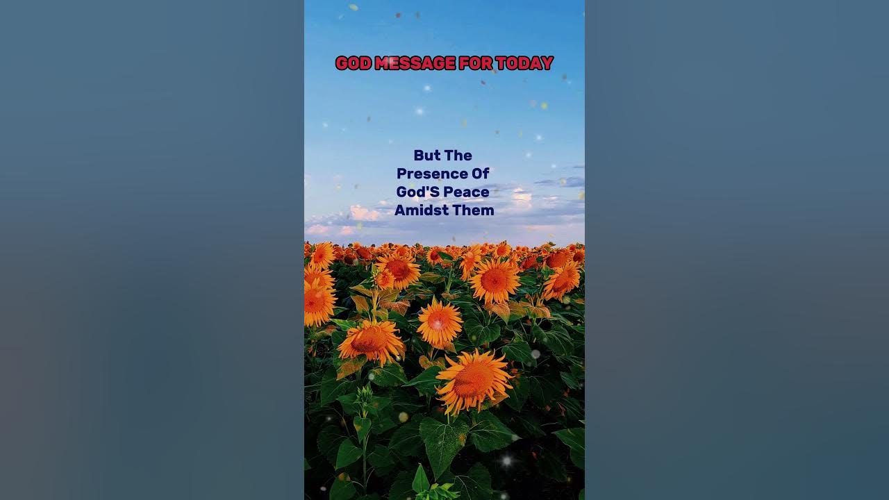 God Message For Today! - YouTube