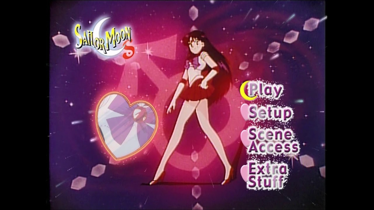 Sailor Moon S vol. 5 DVD main menu screen loop - YouTube