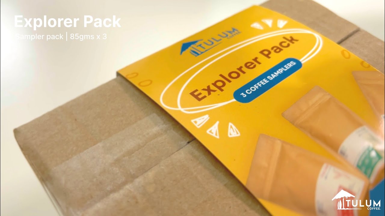 Tulum Coffee | Explorer's Pack | Sampler pack of 3 coffee packing - YouTube