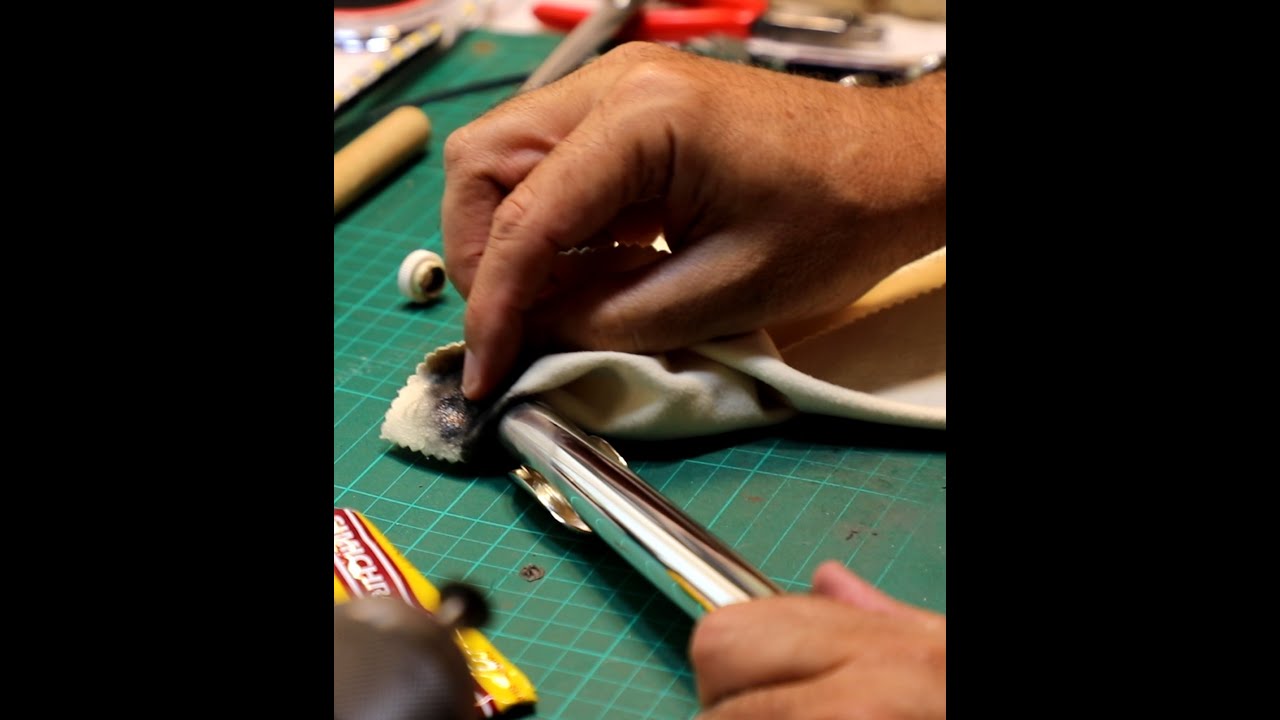 How to hand polish a flute - YouTube