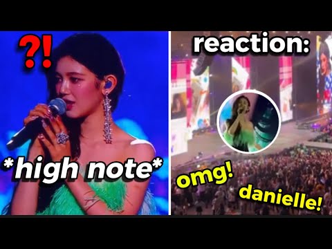 Danielle's High Note goes VIRAL During Music Bank Live... - YouTube