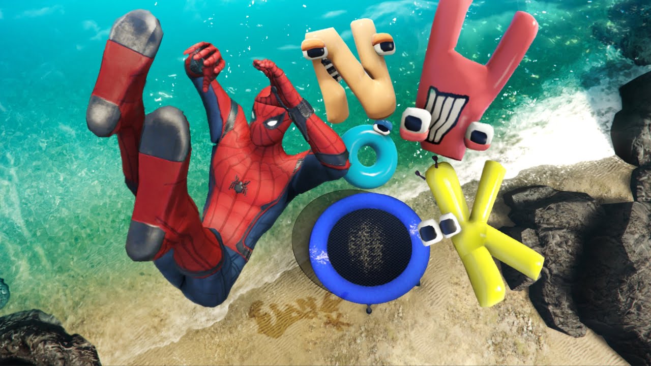 GTA 5 SPIDERMAN & Alphabet Lore Team - TRAMPOLINE Jumps/Fails 2 (Funny ... GTA 5 SPIDERMAN & Alphabet Lore Team - TRAMPOLINE Jumps/Fails 2 (Funny ...
