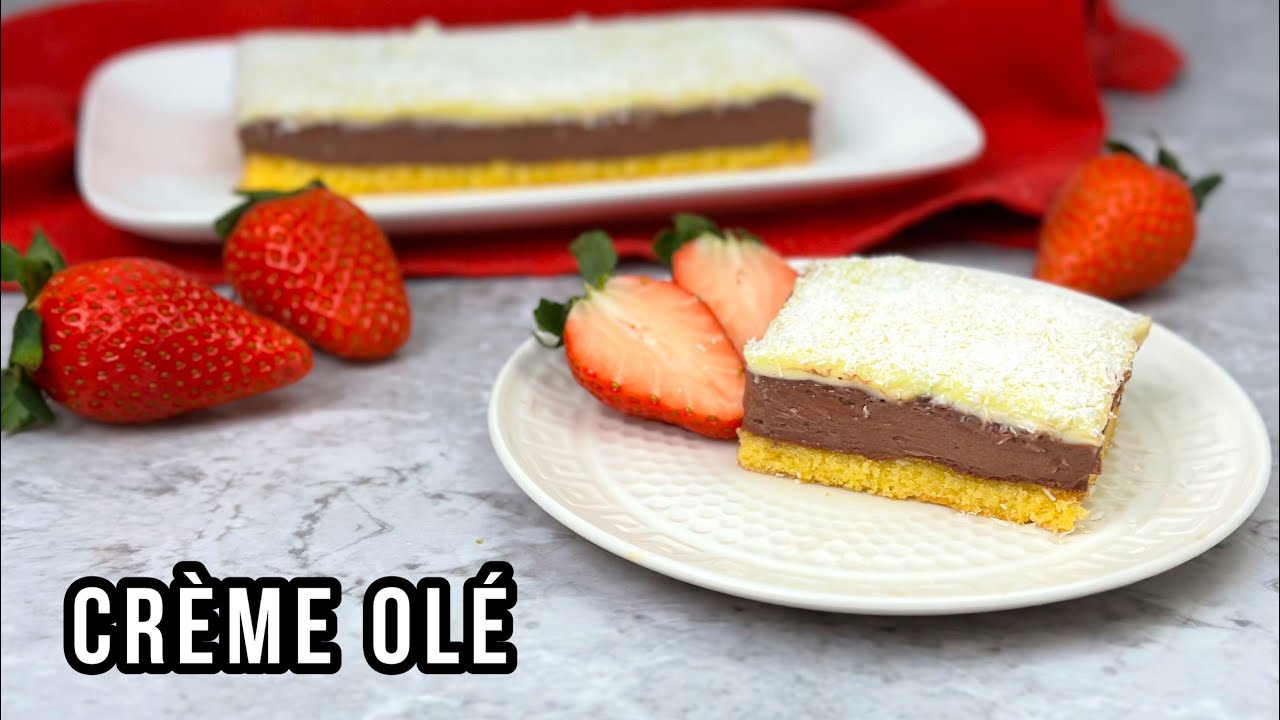 Prajitura Creme Ole in varianta inversa cu fulgi de cocos | @egustos ...