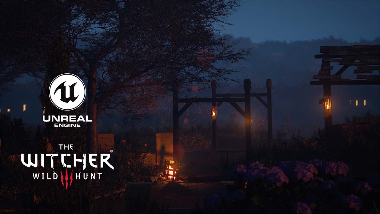 Unreal Engine 5 - The Witcher 3 Cinematic 4k - Beauclair at Night OST ...