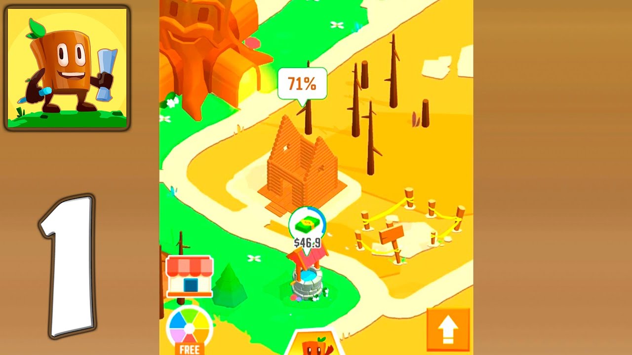 Idle Tree City - Mobile Gameplay Walkthrough Part 1 (iOS, Android ...