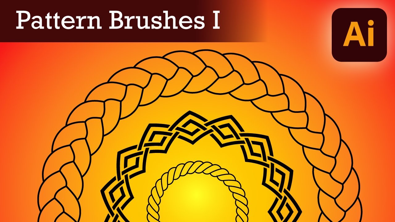 Pattern Brushes in Adobe Illustrator I - YouTube