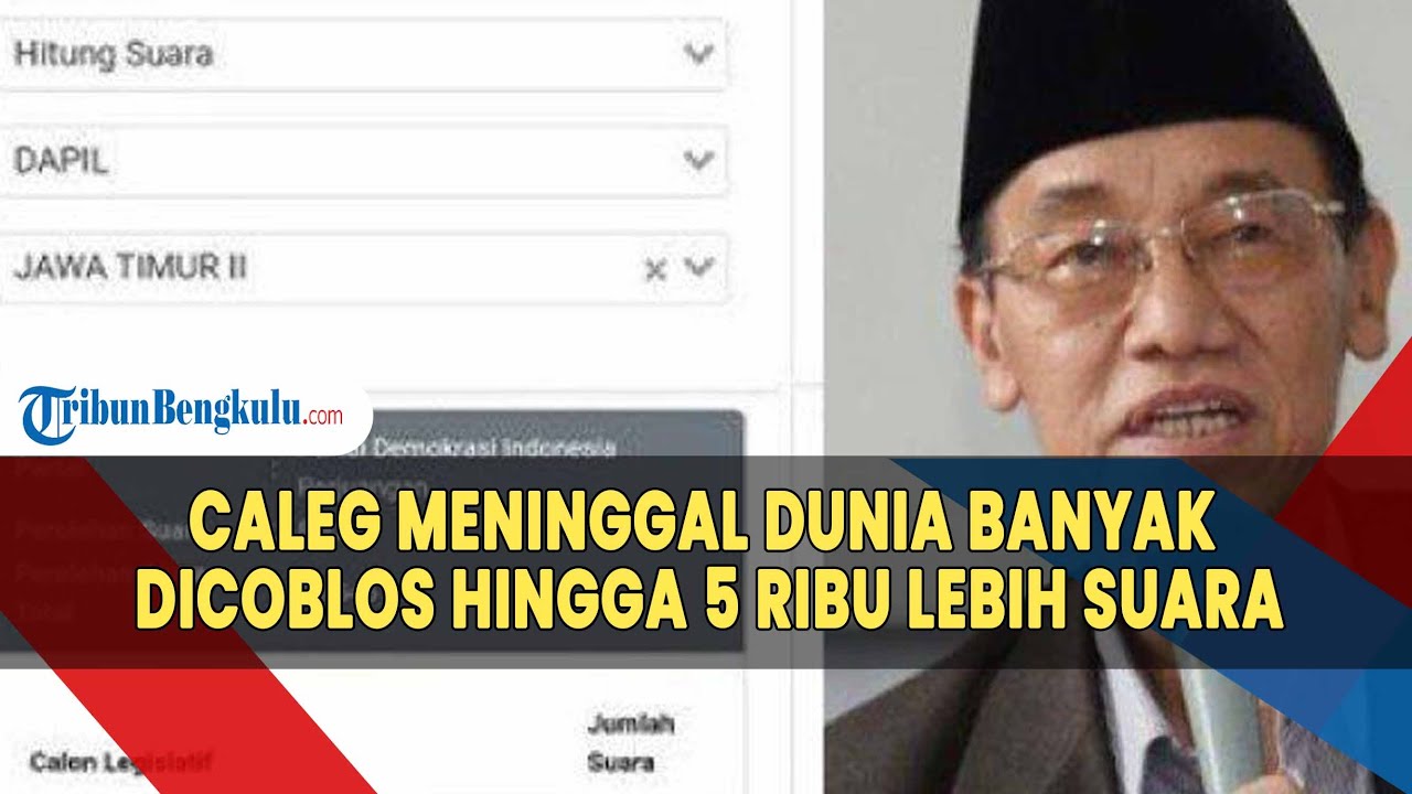 Nasib Hamka Haq, Sudah Meninggal Dunia Caleg PDIP Peroleh Suara ...
