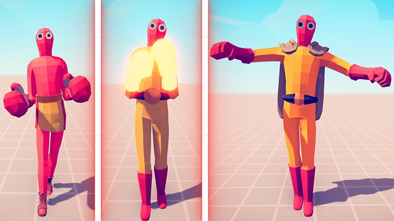 EVOLUTION OF SAITAMA - Totally Accurate Battle Simulator TABS - YouTube