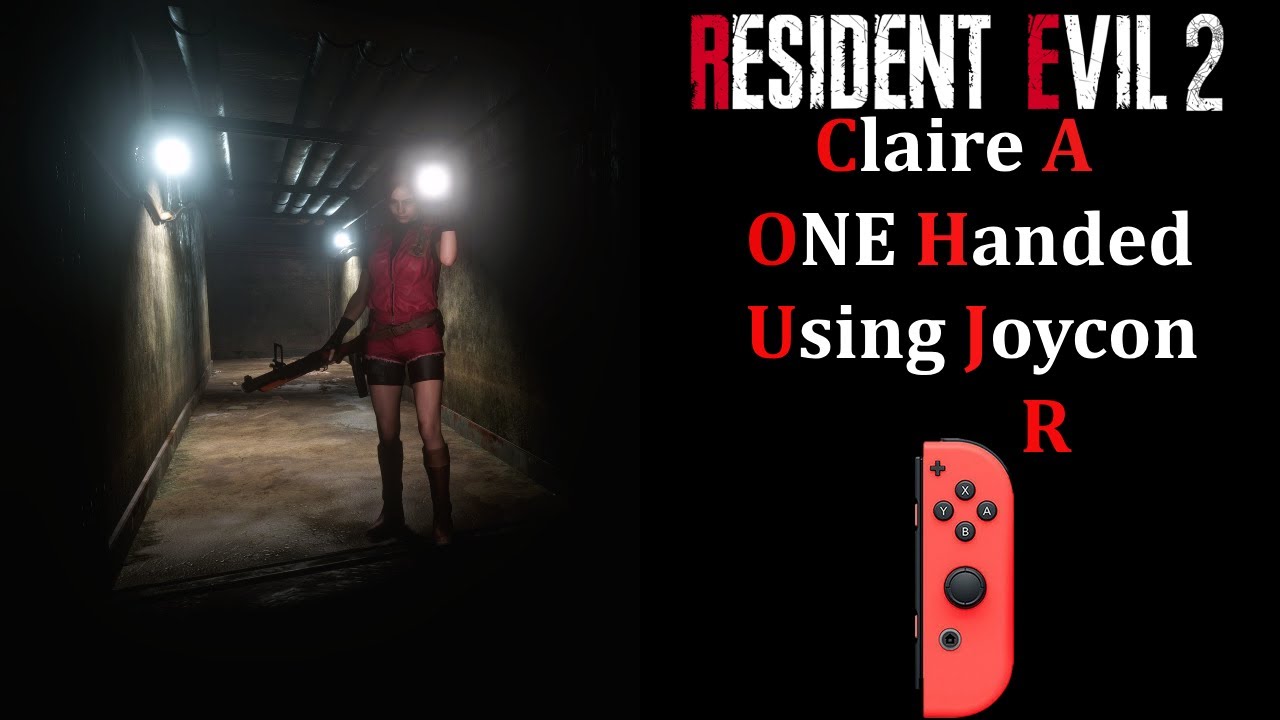 One Handed Joycon R | Resident Evil 2 Remake | Claire A [FULL ...