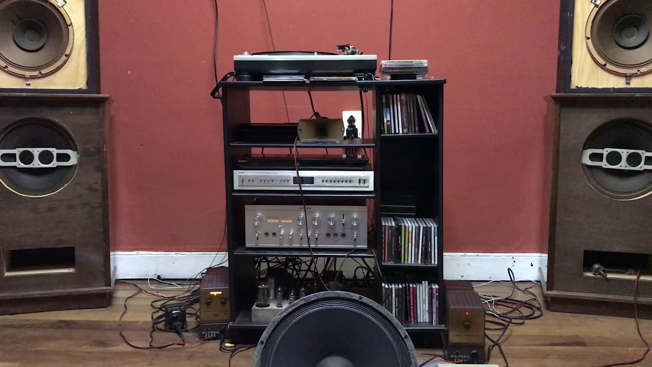 Altec 803 al aire. Free air cone altec 803 - YouTube