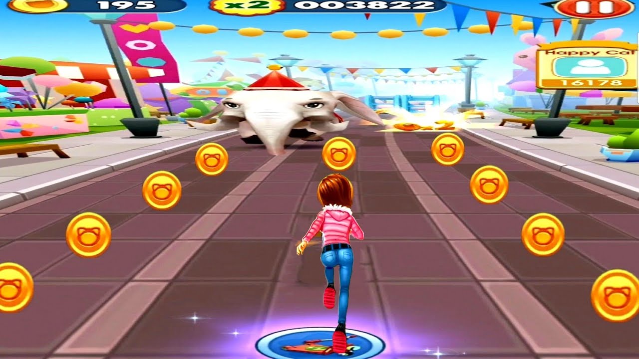 Subway Princess Runner Game : Princess🏃‍♀️ Run with Elephant 🐘 ...