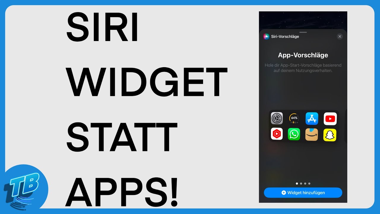 Siri Widget - Tech Talk Q&A Teil 8 - YouTube