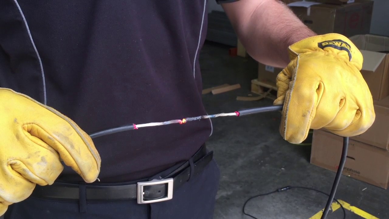 DC Solar Array - Arc fault demonstration - YouTube