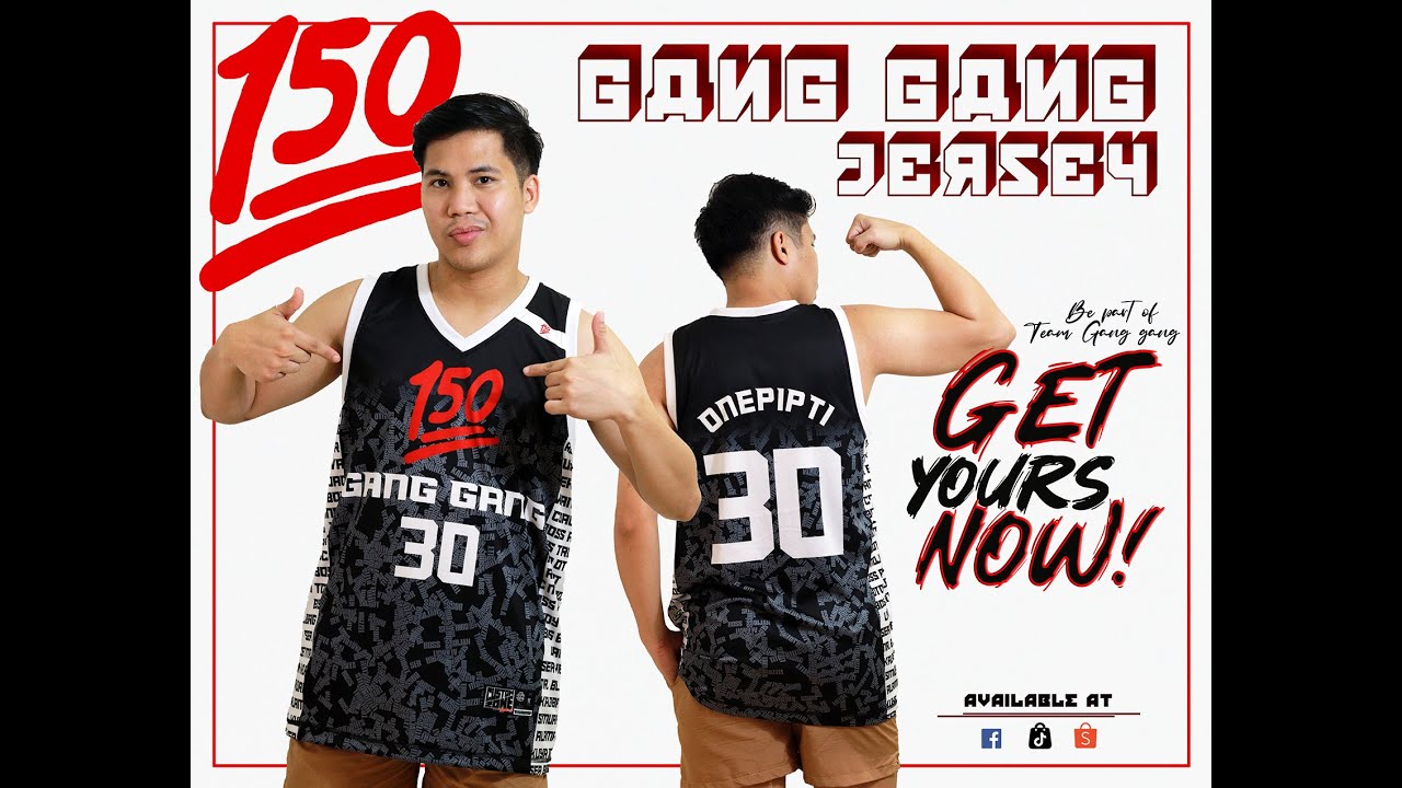 150 GANG GANG JERSEY BLACK - YouTube