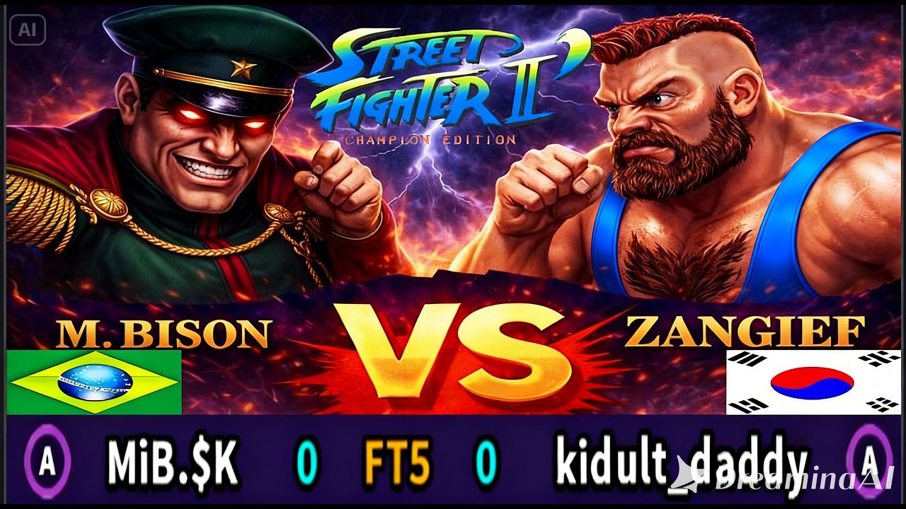 🤯MiB.$K VS kidult_daddy - Street Fighter II: Champion Edition - - YouTube