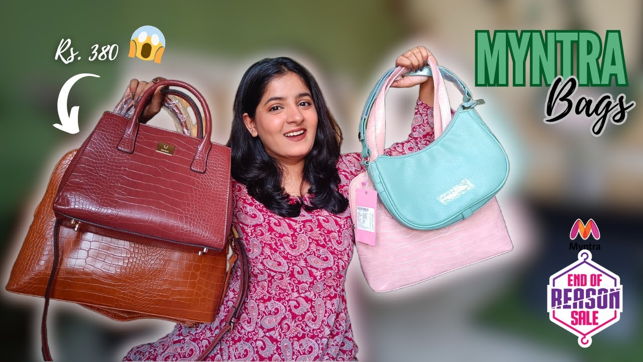 *AFFORDABLE* Myntra Bags Haul 🛍️👜| Sling, Shoulder, Laptop, Handbag ...