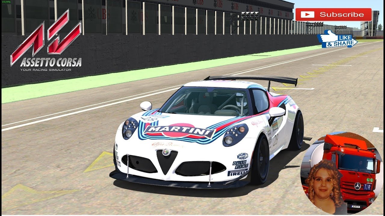 Assetto Corsa Alfa romeo 4C S2 Test Gameplay ITA - YouTube
