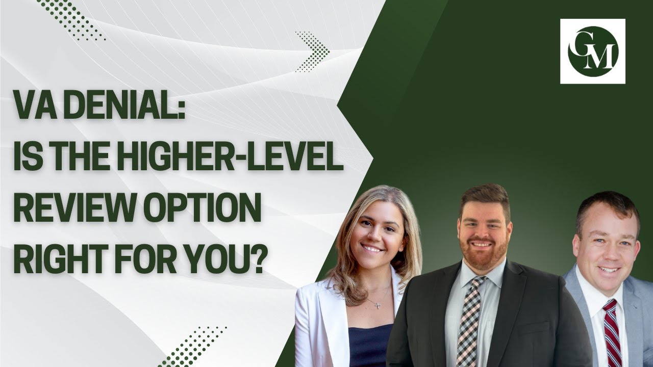 VA Claim Denial: Is the Higher-Level Review Option Right For You? - YouTube
