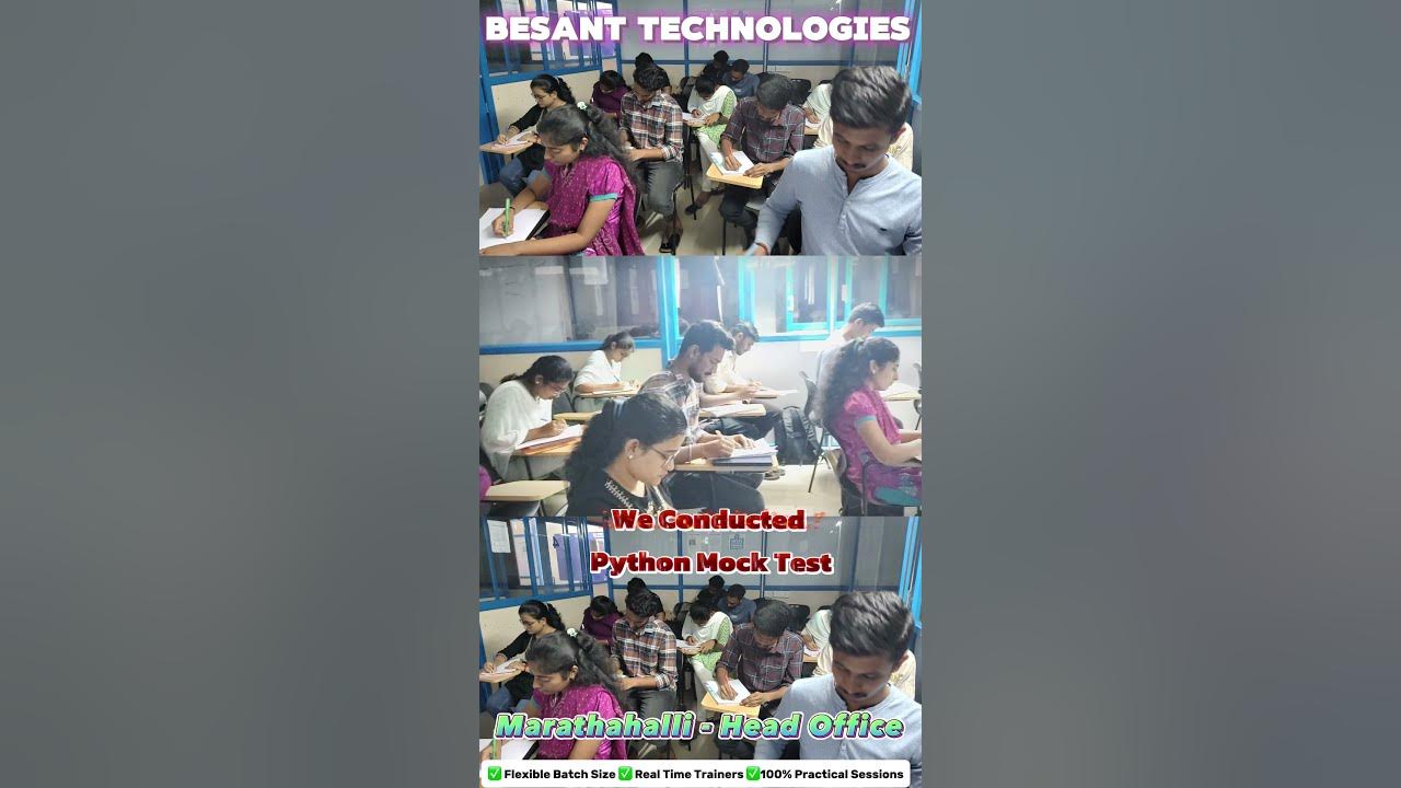 Python Mock Test | "Besant Technologies Marathahalli (Head Office ...