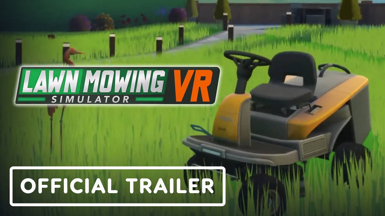 Lawn Mowing Simulator VR - Official Launch Trailer - YouTube