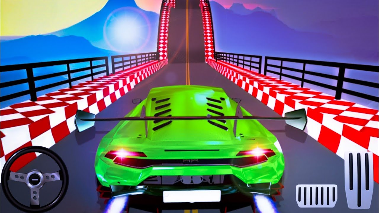 Mega Ramp Extreme Stunts - GT Cars Impossible Tracks Stunts Challenge ...