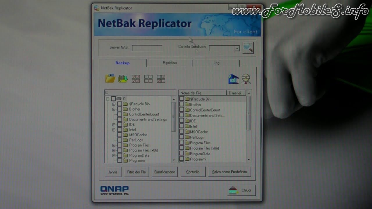 QNAP NetBak Replicator - Demo funzionamento e opzioni - YouTube