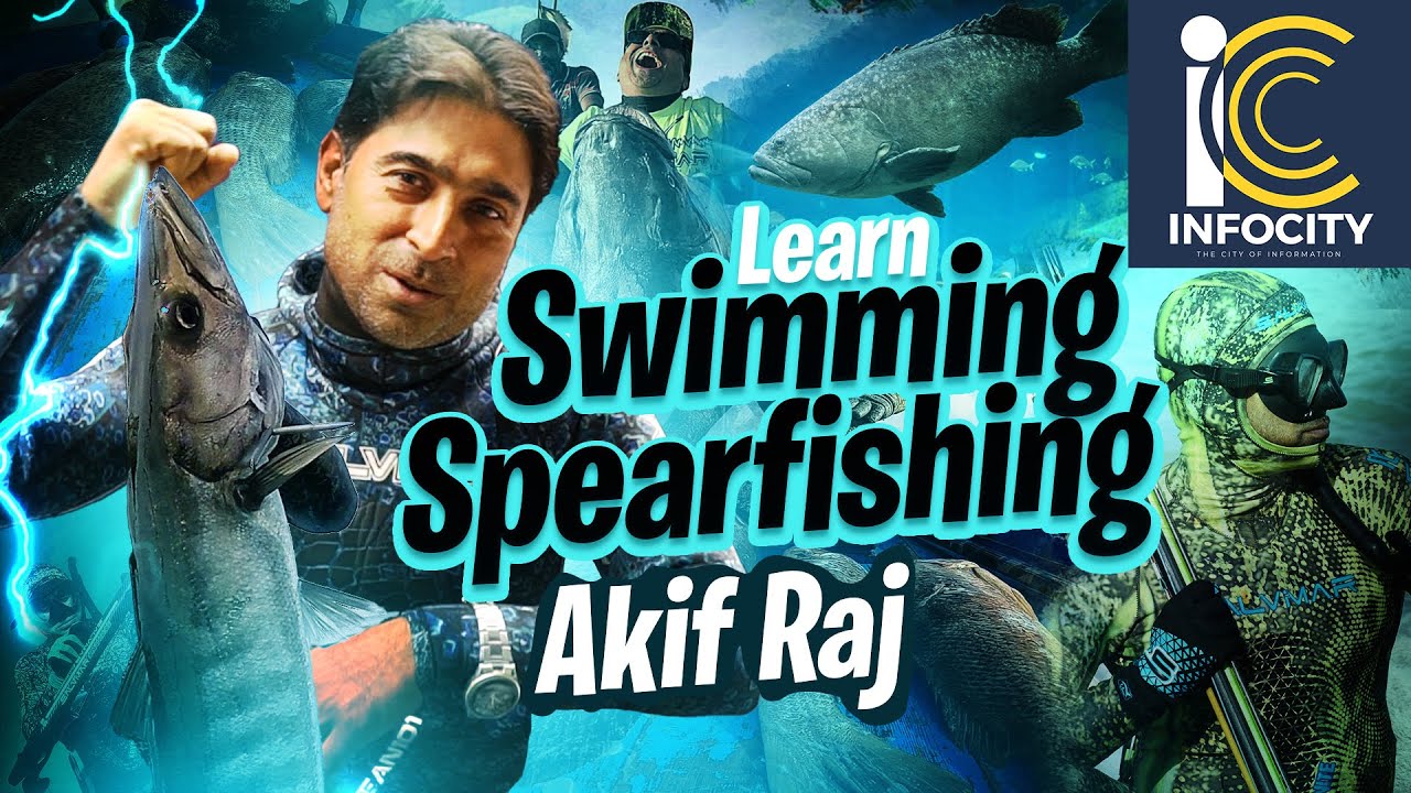 Learn Spearfishing In Pakistan | Akif Raj | InfoCity - انفو سٹی - YouTube
