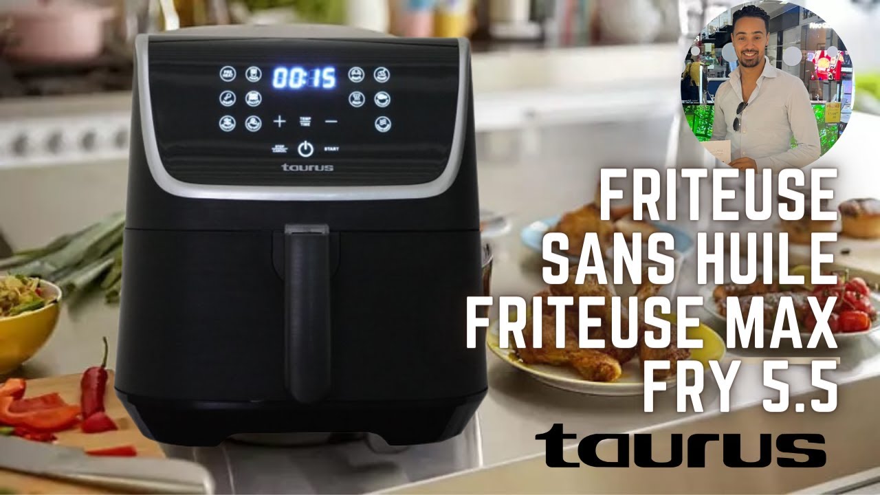 #Taurus Max Fry 5.5 Friteuse sans huile معلومة مهمة قبل شراء القلاية ...
