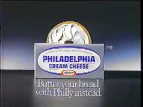 Philadelphia Cream Cheese Commercial - Spread Butter Kraft (1989) - YouTube