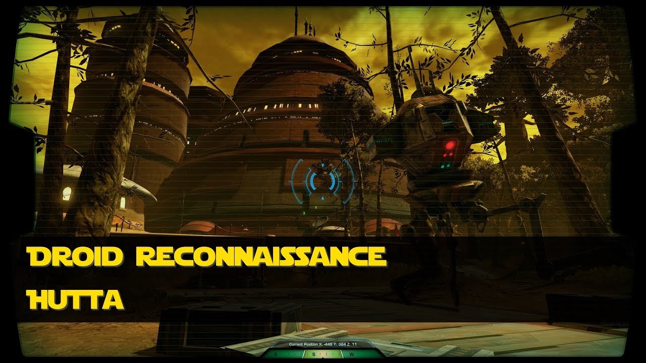 SWTOR Hutta Droid Reconnaissance Guide - All 3 Locations - YouTube