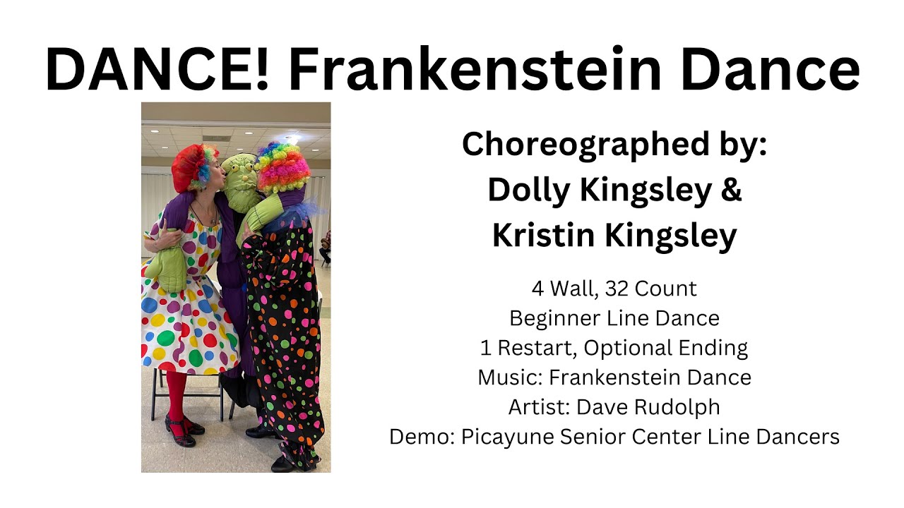 DANCE! Frankenstein Dance_Beg line dance_Dave Rudolph_Dolly/Kristin ...