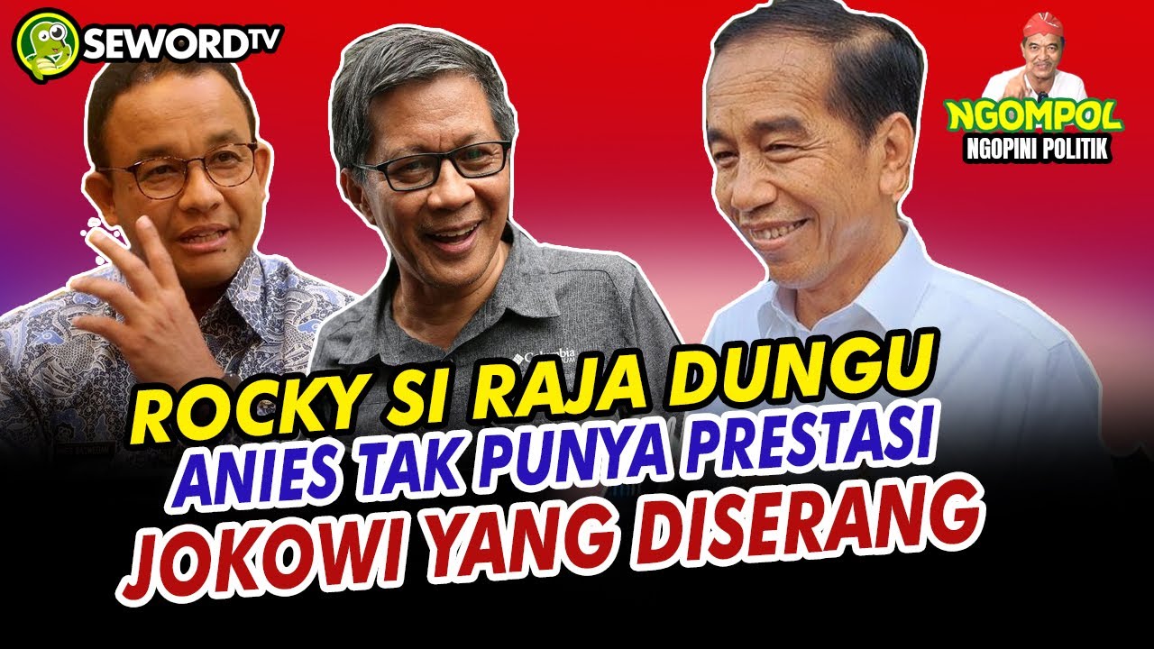 Begawan: DASAR SI RAJA DUNGU!! ANIES GA PUNYA PRESTASI, EH KOK JOKOWI ...
