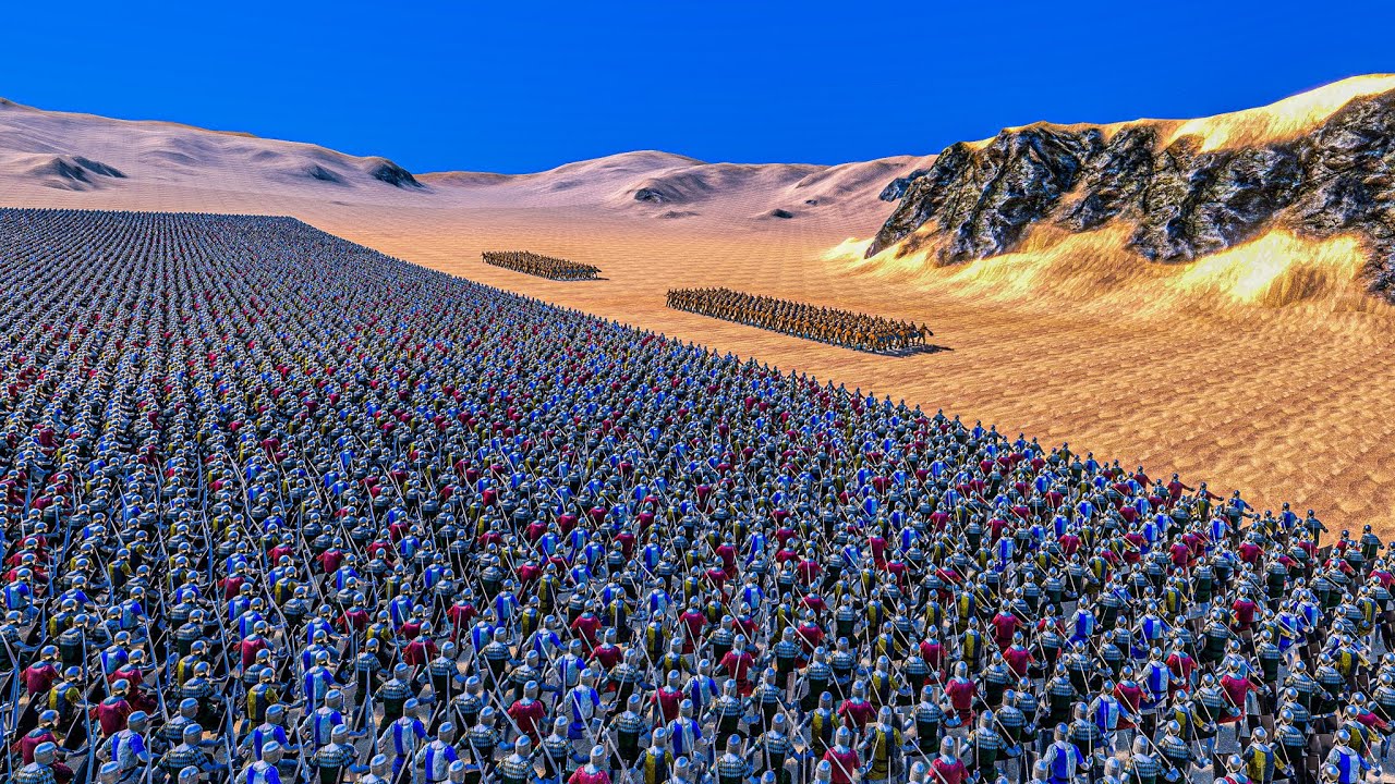 25000 FOOTMEN vs 500 GOLDEN KNIGHTS - Ultimate Epic Battle Simulator ...