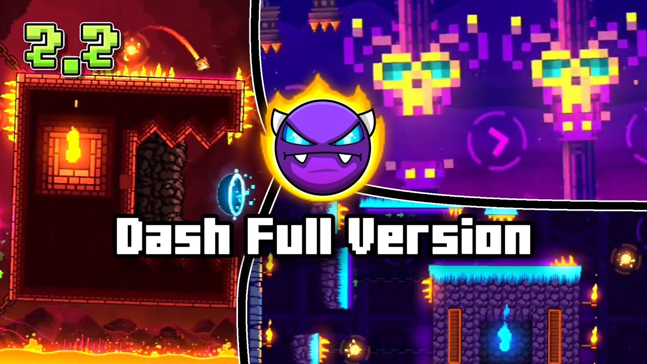 Dash Full Version by Switchstep & Mathi [All 3 Coins] | Geometry Dash 2 ...