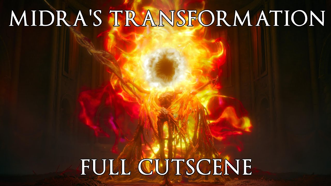 [HDR] Midra's Transformation FULL CUTSCENE ELDEN RING - YouTube