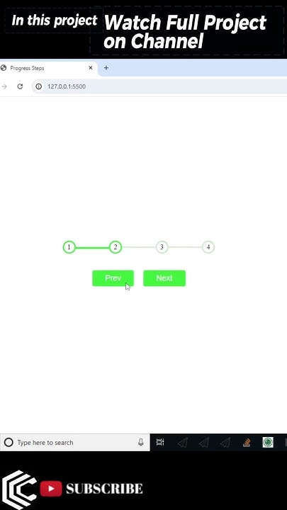 How to create Progress Steps | Progress Steps JavaScript ...
