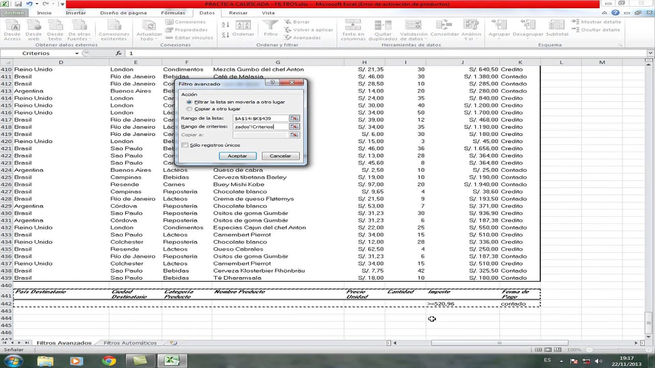 FILTROS AUTOMATICOS Y AVANZADOS - YouTube