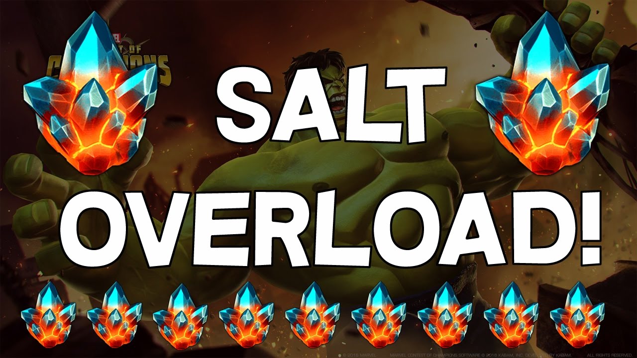 25 Premium Hero Crystal Opening - SALT OVERLOAD! - Marvel Contest of ...